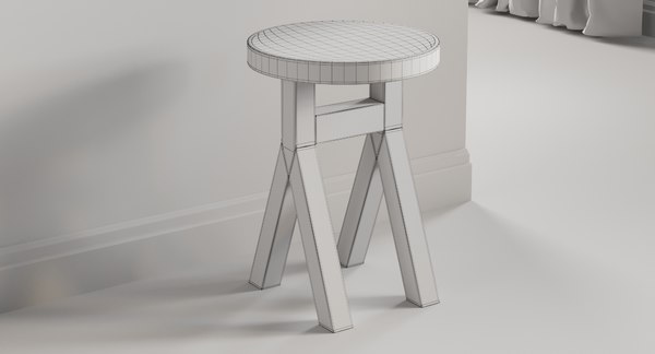 3D realistic stool model - TurboSquid 1511764