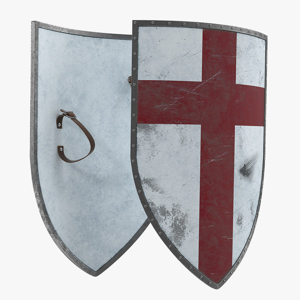 Crusader shield 3D model - TurboSquid 1511832