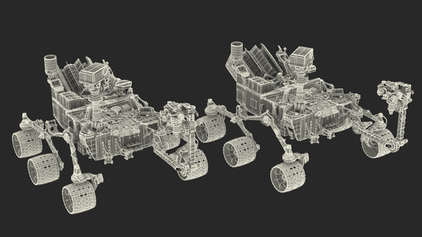 3D curiosity mars rover dusty - TurboSquid 1511838