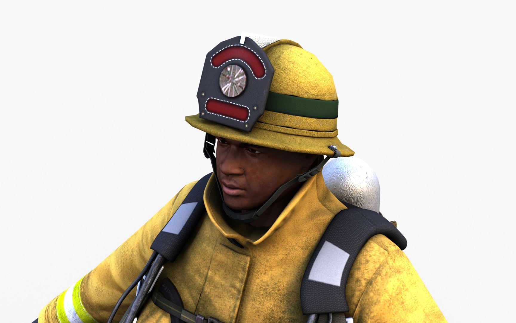 firefighter 3d model