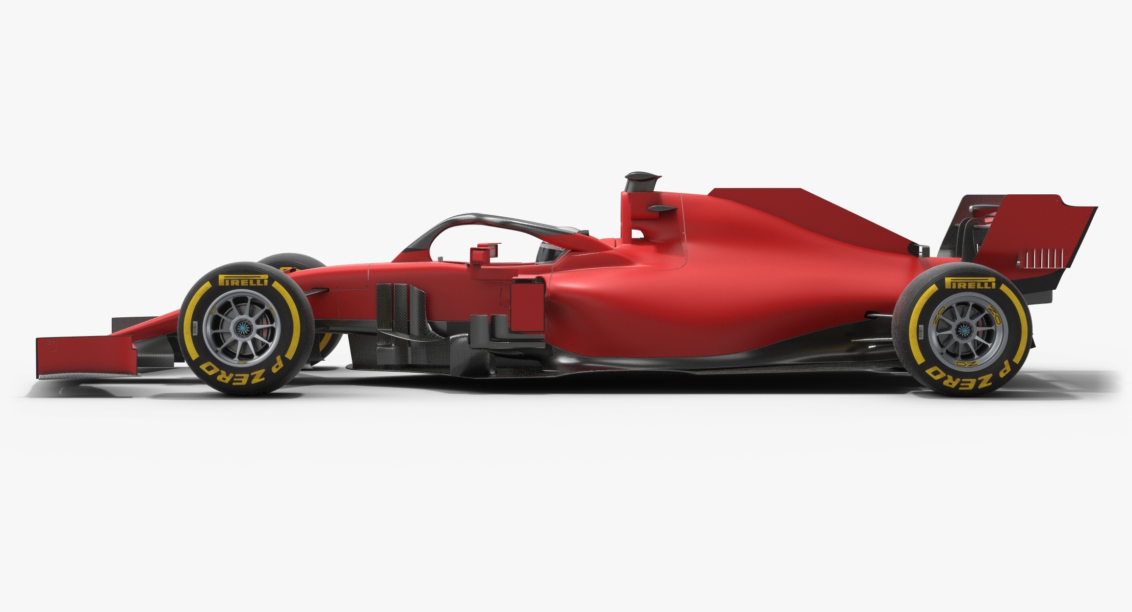 Formula 1 red race car 3D - TurboSquid 1511730