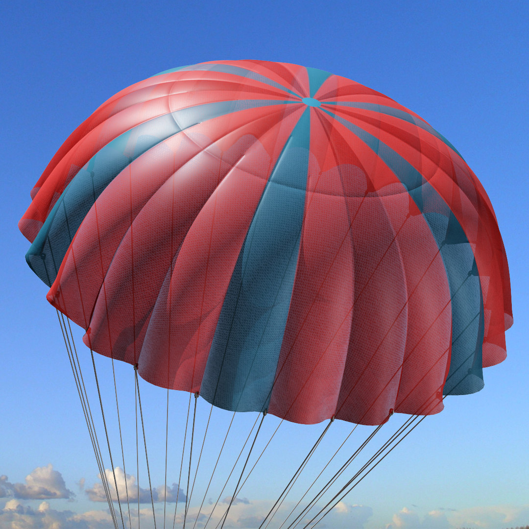 3D parachute marvelous designer - TurboSquid 1512057