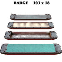 3D Barge Models | TurboSquid