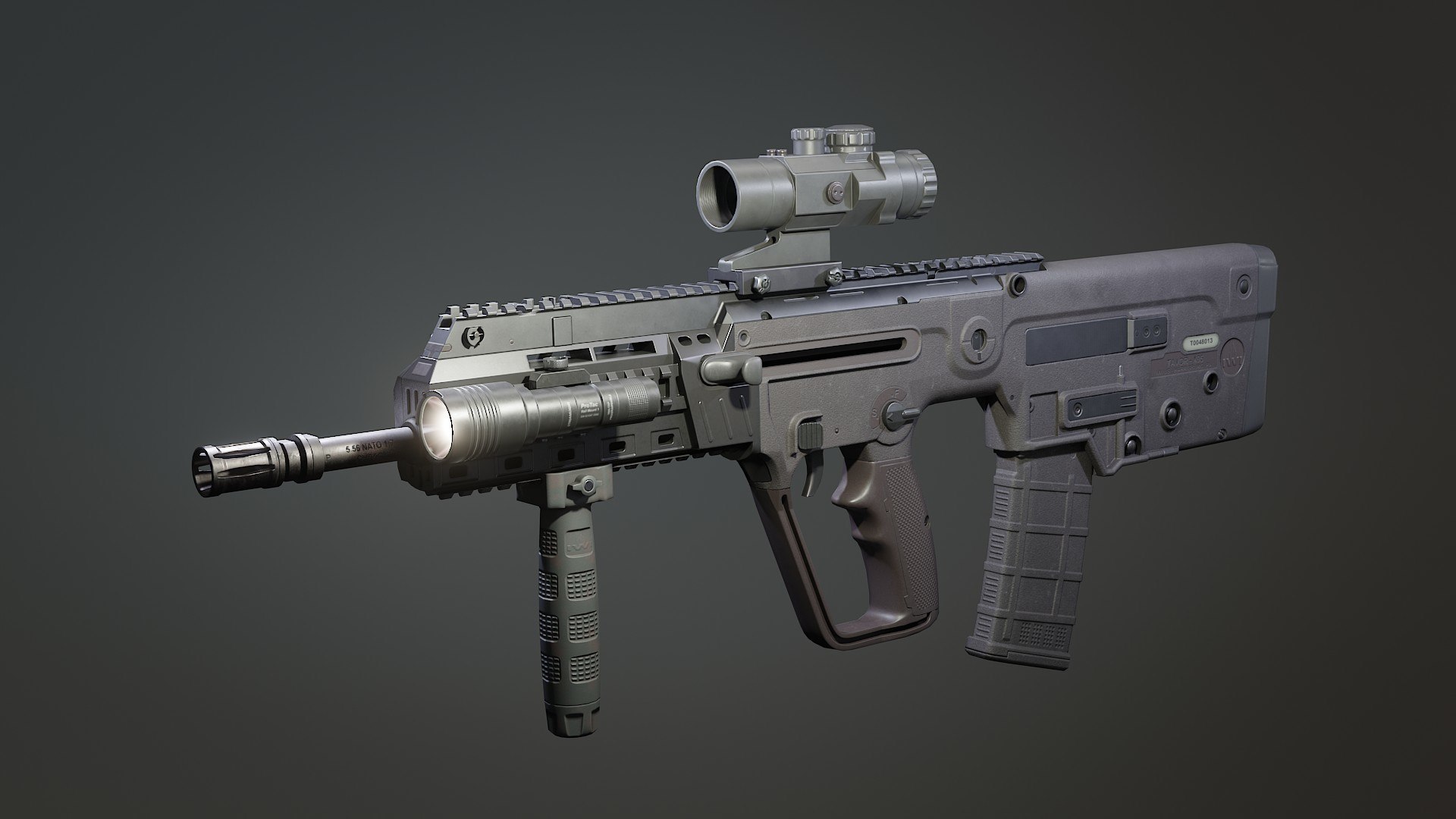 3D iwi tavor x95 model - TurboSquid 1512195