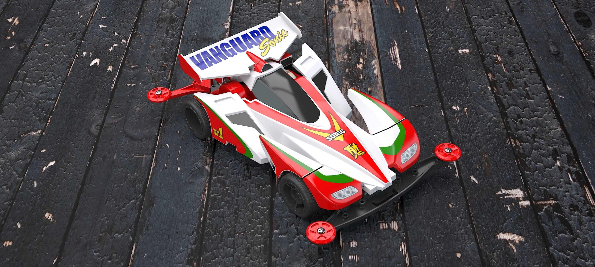 Vanguard sonic chassis 3D - TurboSquid 1491864