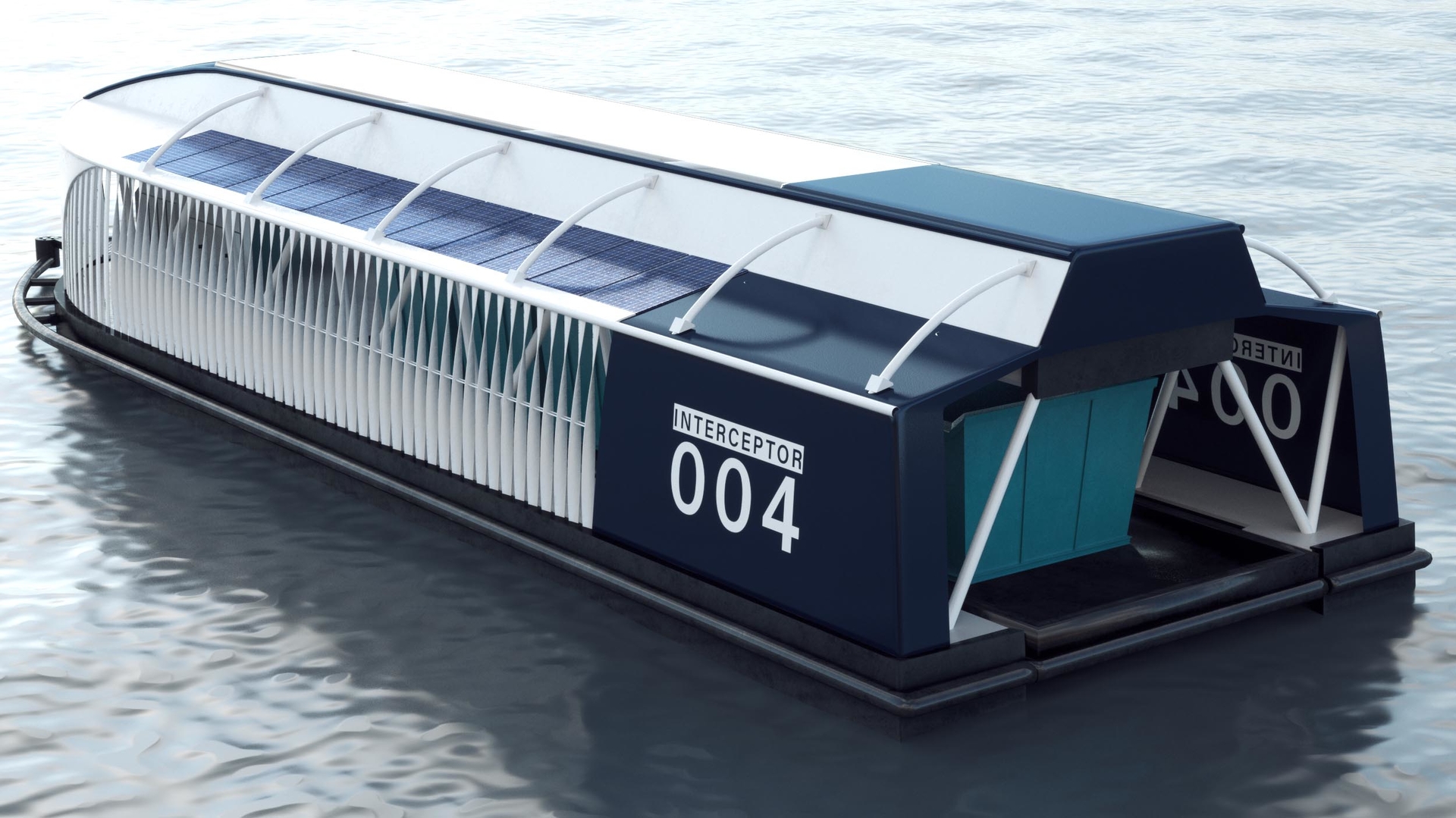 Ocean cleanup interceptor 3D - TurboSquid 1512265