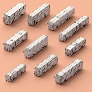 Articulated Bus 3D Models for Download | TurboSquid