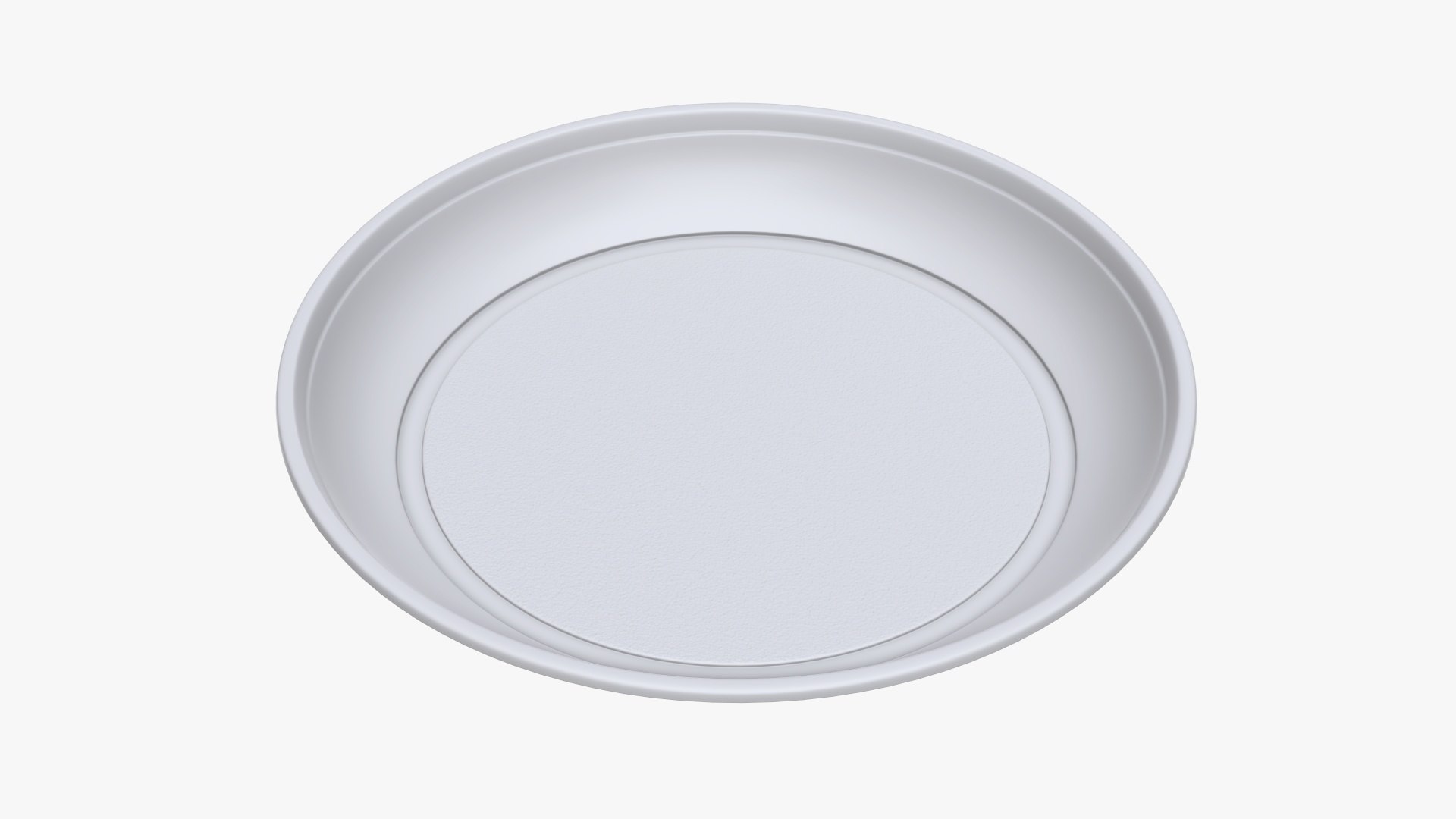 Plastic food plate 3D model - TurboSquid 1512449