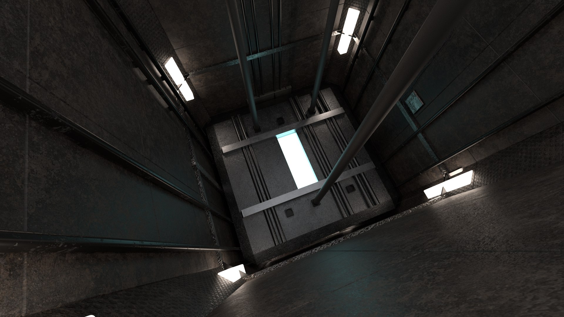 3D elevator lift model - TurboSquid 1512606