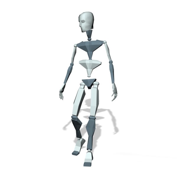 Motion Biovision male walking capture