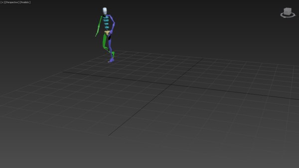 Motion Character Studio Biped soccer mocap capture