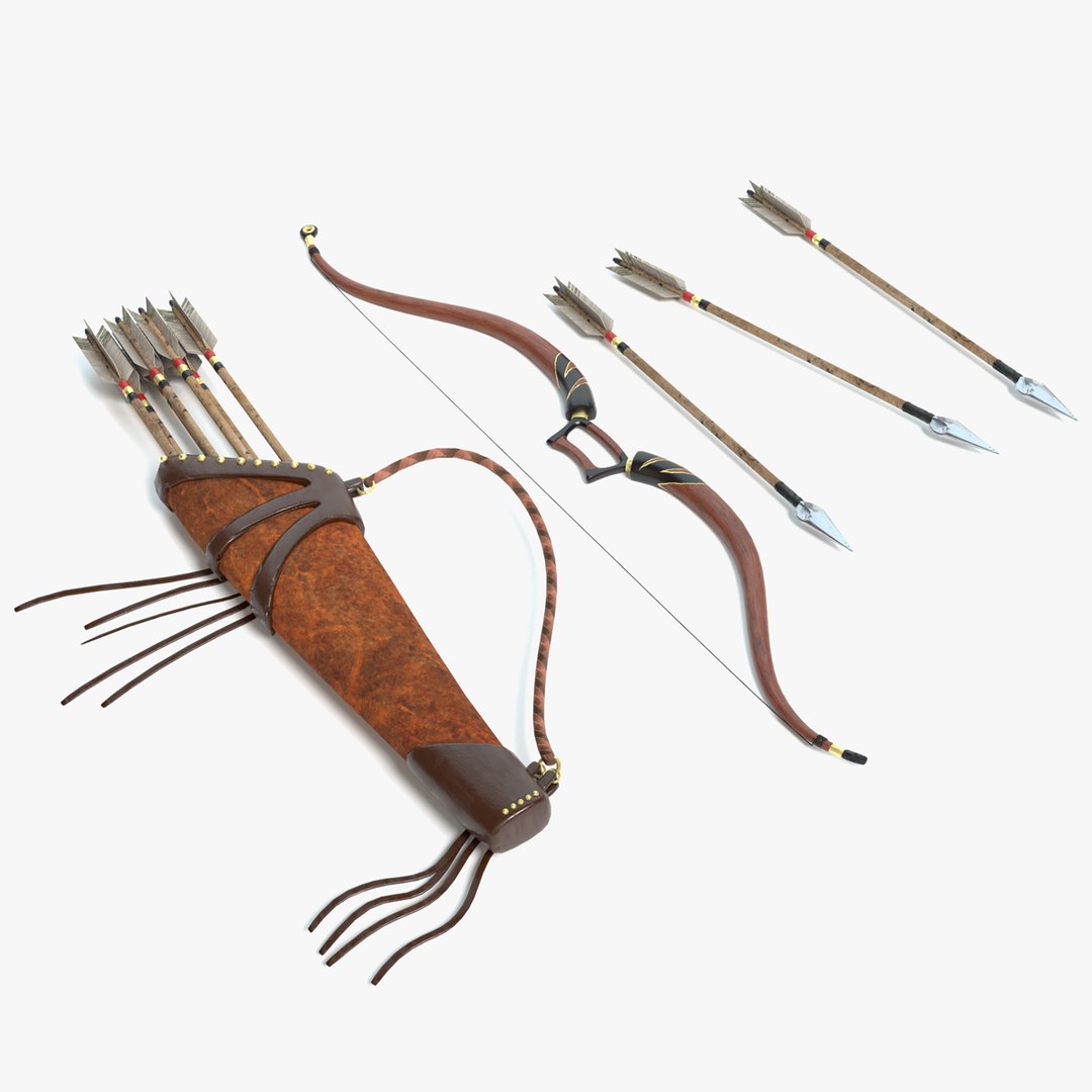 3D bow quiver model - TurboSquid 1512706