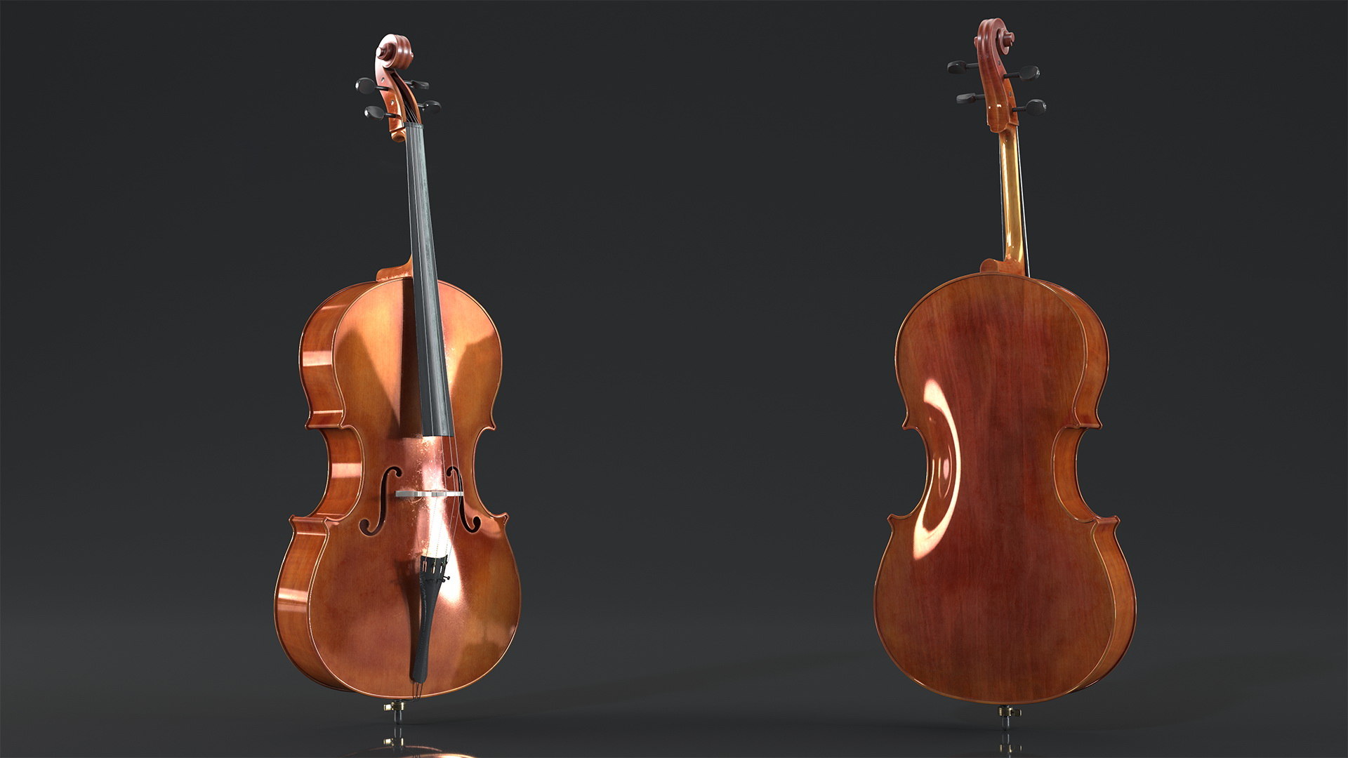 3D classic cello instrument - TurboSquid 1512739