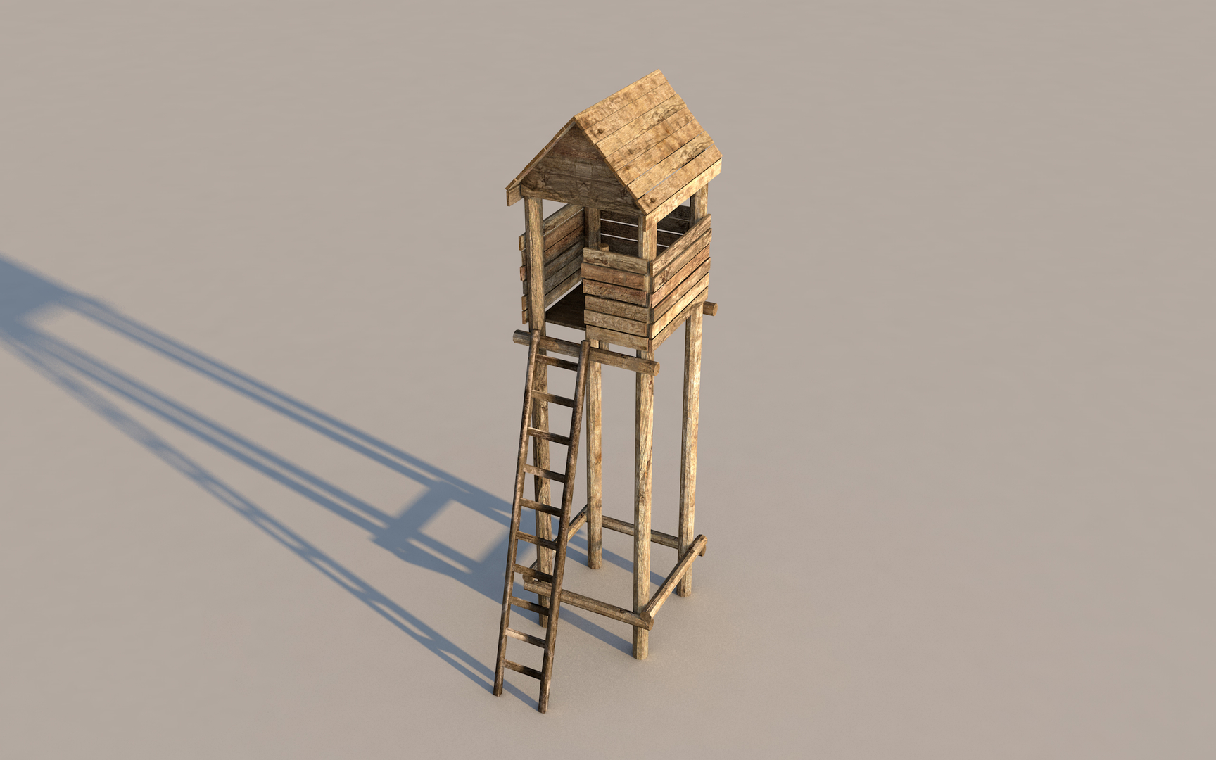 Medieval tower guard lookout 3D model - TurboSquid 1512761