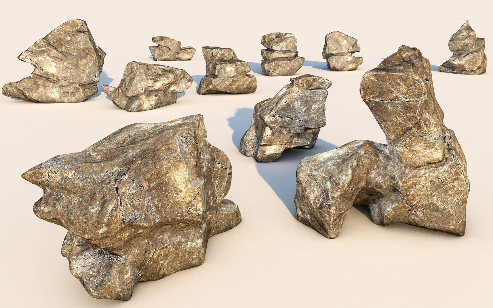 Realistic rock 3D - TurboSquid 1512756