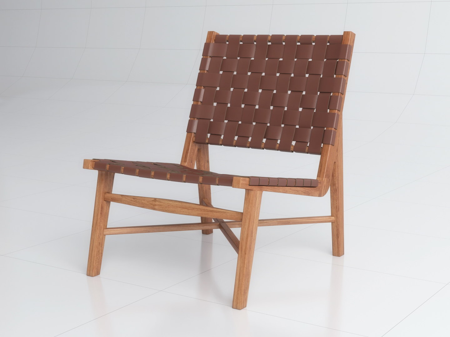 3D model taj leather strap chair - TurboSquid 1512181