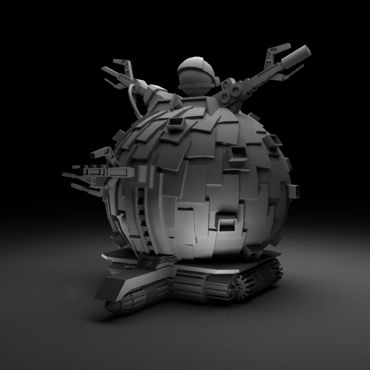 Technodrome 3D - TurboSquid 1512846