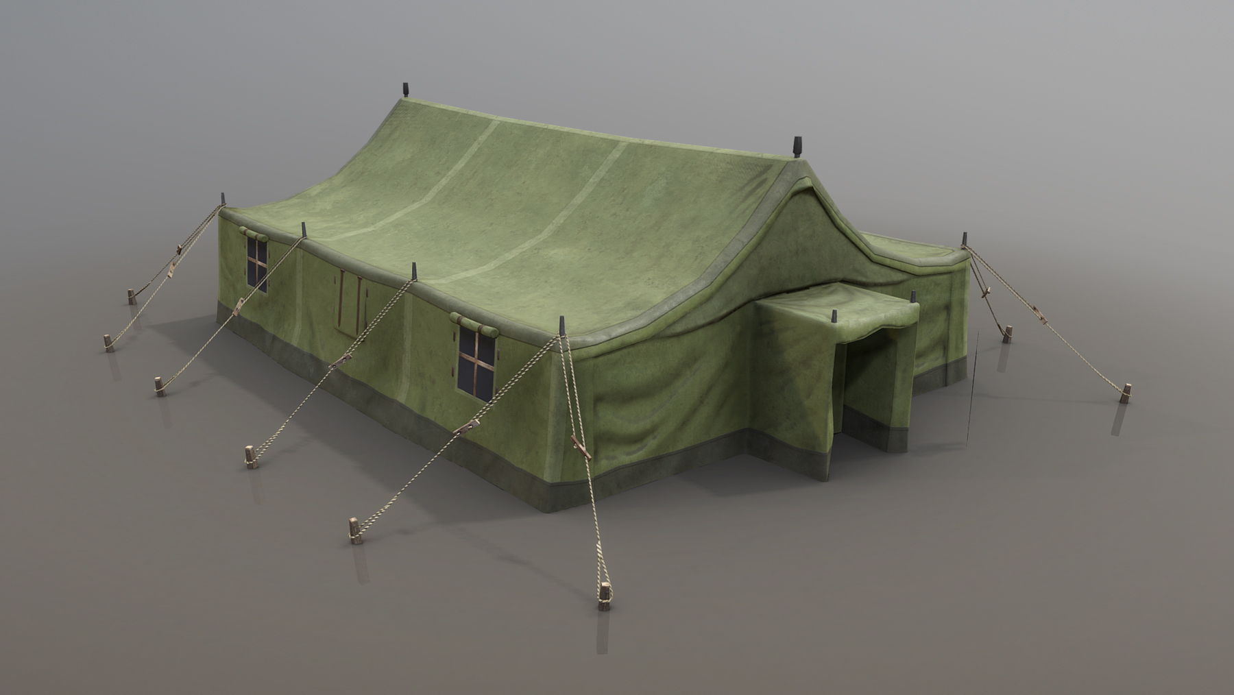 3D model military tent 01 fourliveries - TurboSquid 1513158