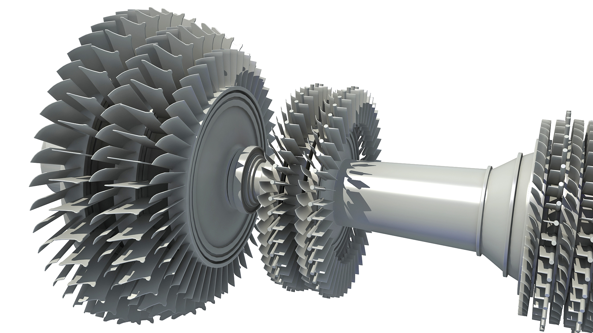 Aircraft engine turbine 3D model - TurboSquid 1513278