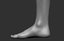 Human foot 3D model - TurboSquid 1513287