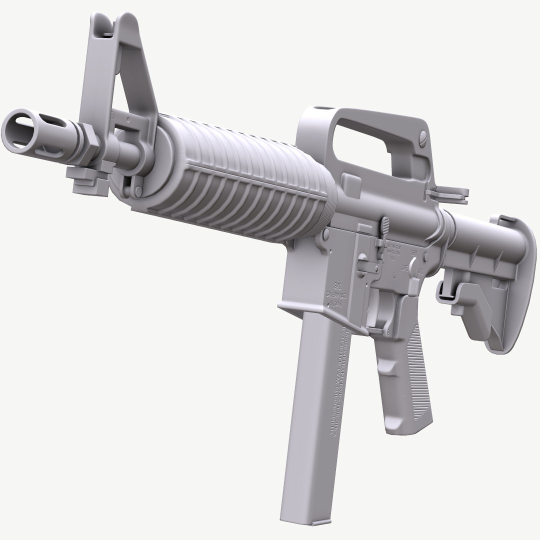 3D model colt smg normal ao - TurboSquid 1513803