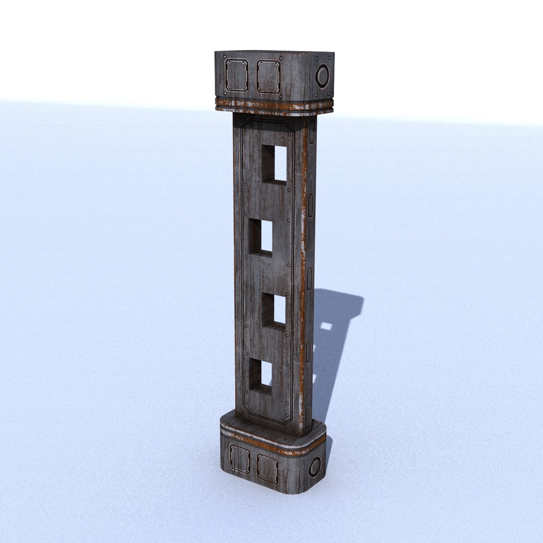 Pillar model - TurboSquid 1513502