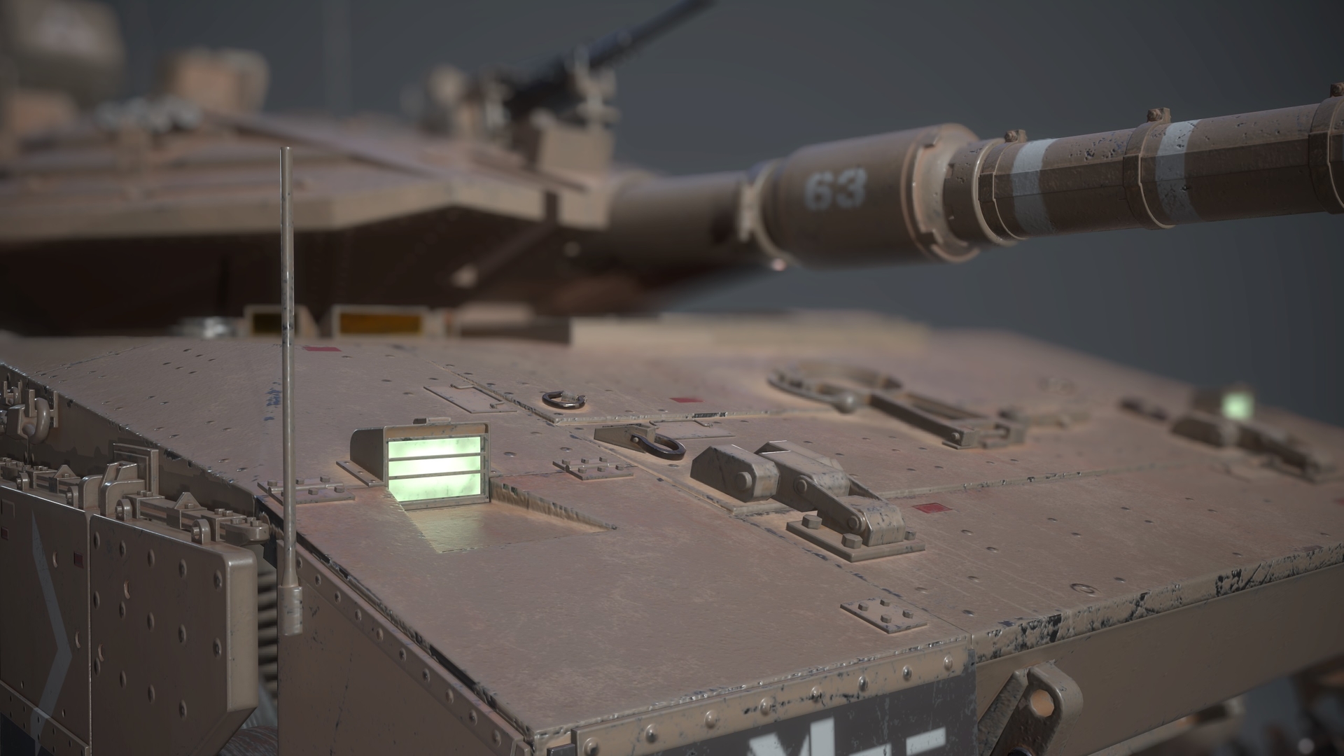 Tank merkava 3D - TurboSquid 1513538