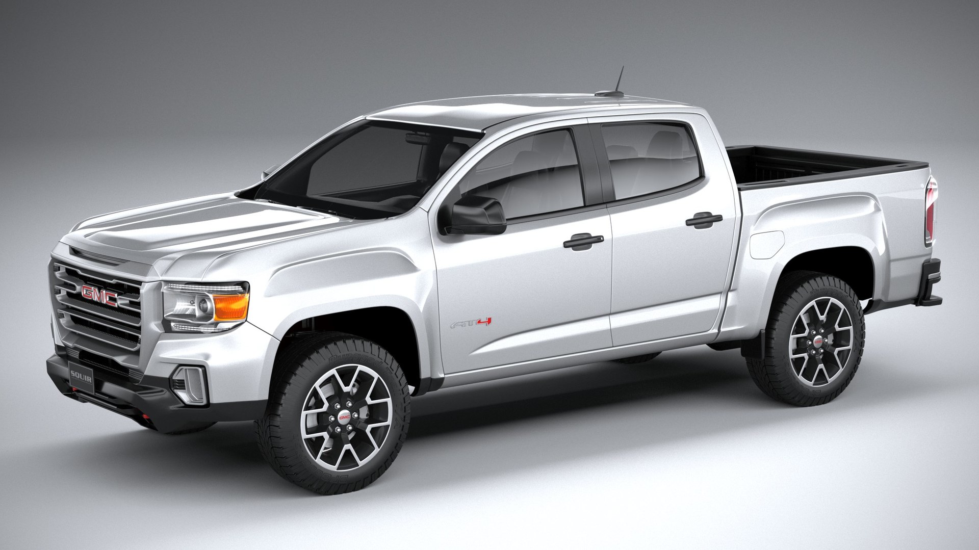 Gmc canyon 2021 3D model - TurboSquid 1513549