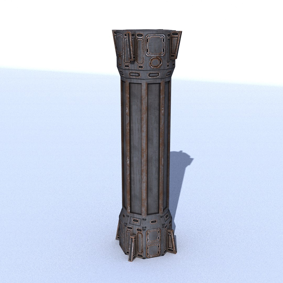 Pillar model - TurboSquid 1513552