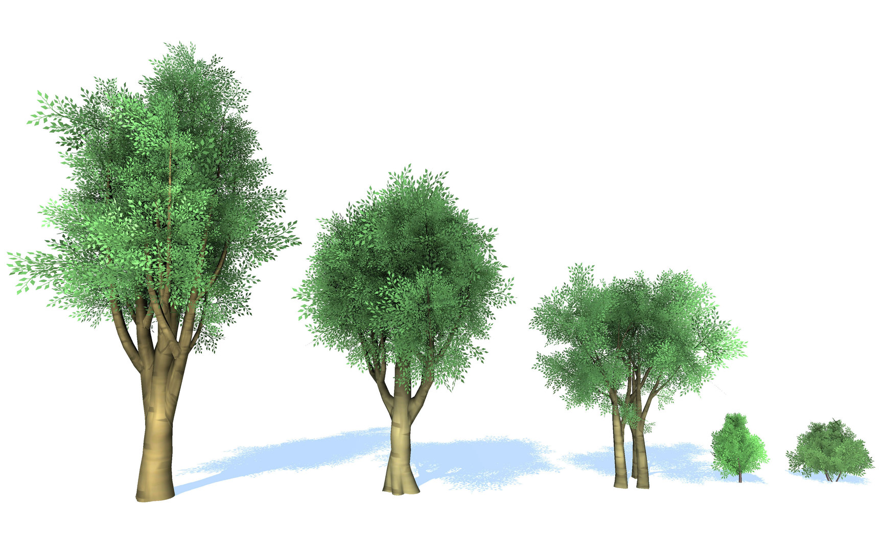 3D model stylized trees - TurboSquid 1513601