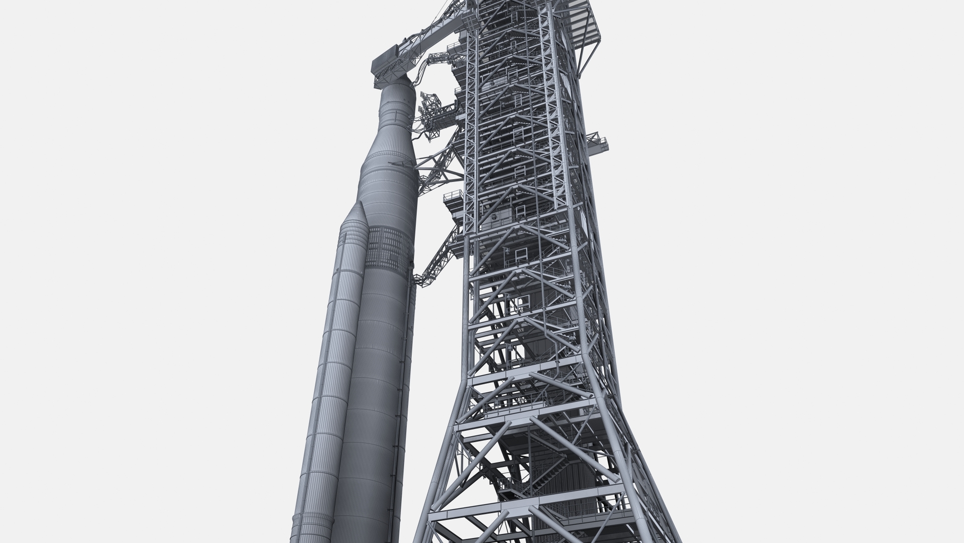 発射台のスペースローンチシステム3Dモデル - TurboSquid 1513636