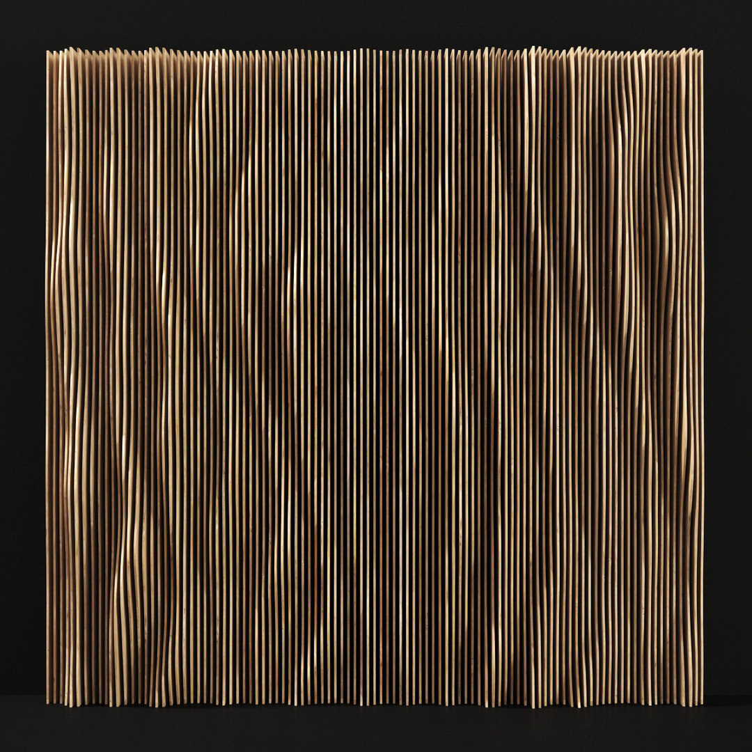 3D parametric wood panel - TurboSquid 1513625