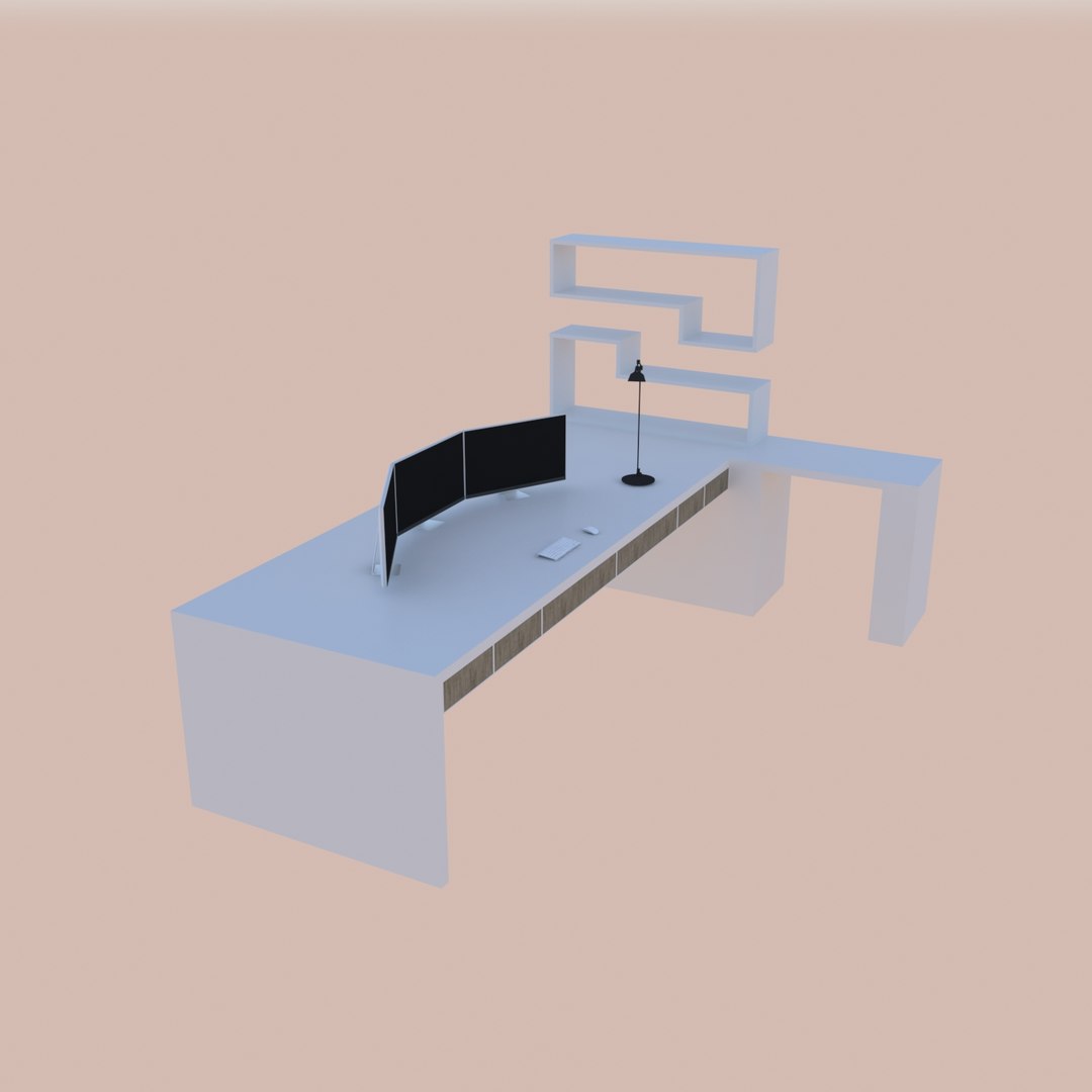 Hi-tech table 3D - TurboSquid 1513622