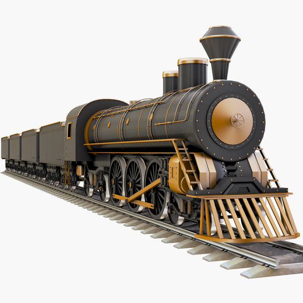 Steam Train 3D Models for Download | TurboSquid