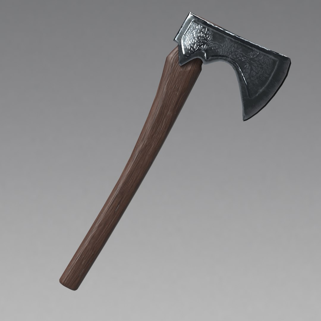 Ready medieval hatchet 3D model - TurboSquid 1513771