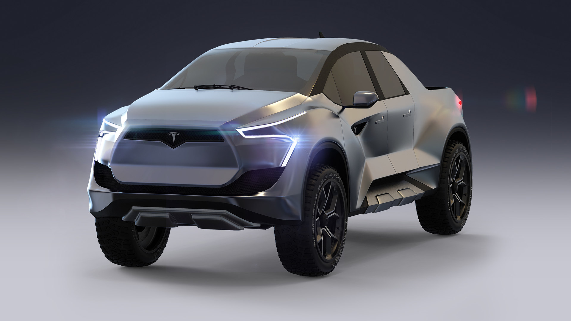 3D model tesla truck p - TurboSquid 1513825