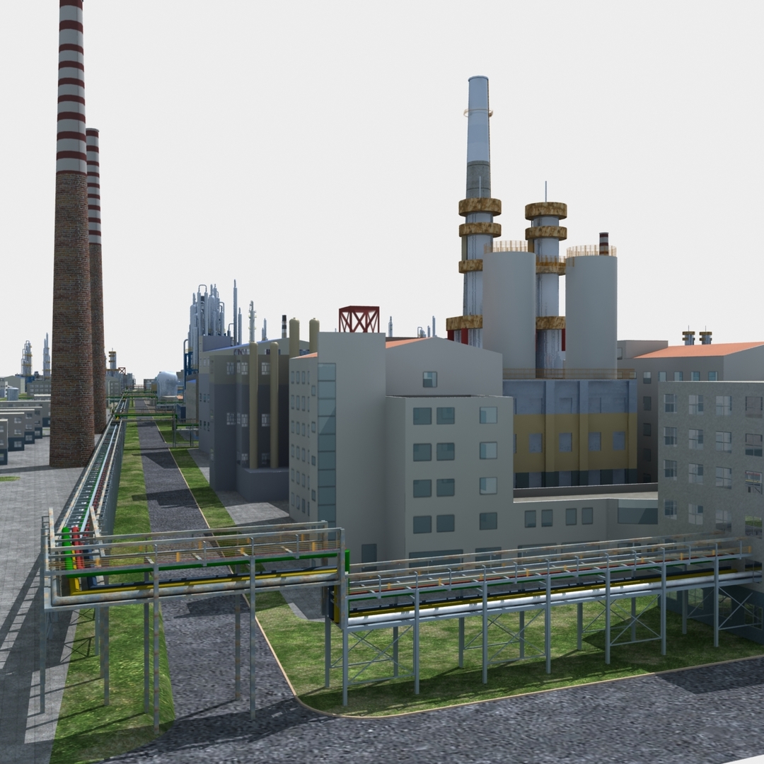 modèle 3D de Chemical Plant - TurboSquid 1513898