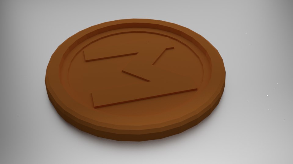 Ehwaz coaster 3D model - TurboSquid 1513934