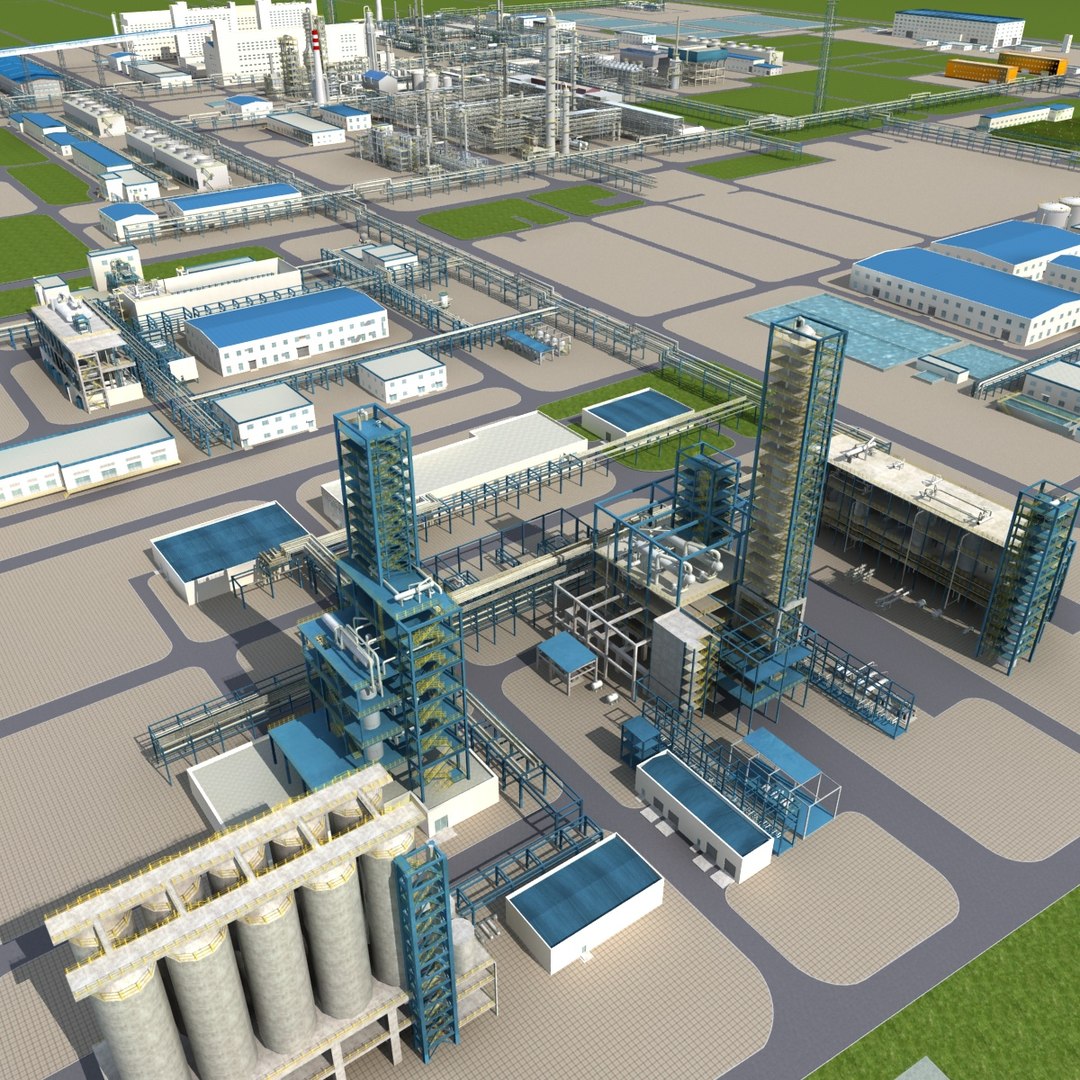 3D coal chemical model - TurboSquid 1513982