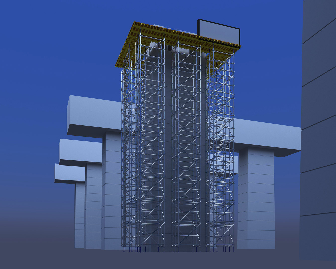 Scaffold construct 3D - TurboSquid 1514160
