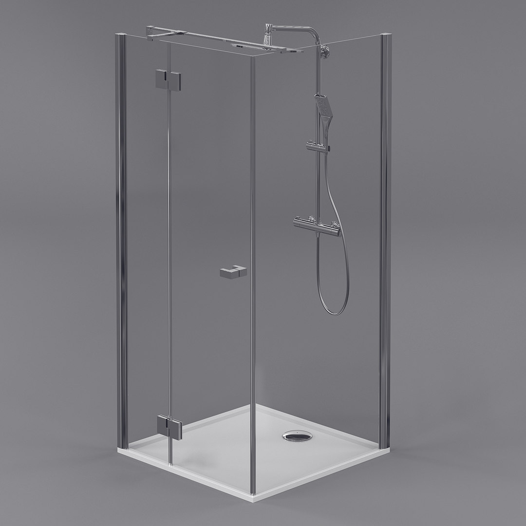 Shower 3D model - TurboSquid 1514121
