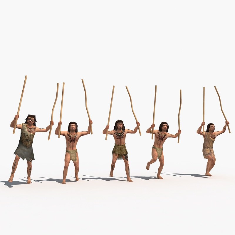 3D primitive man - TurboSquid 1514232