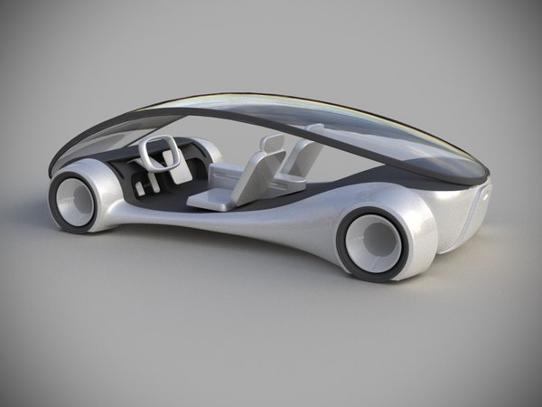3D apple concept car model - TurboSquid 1514212