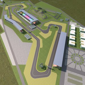 Racetrack 3D Models for Download | TurboSquid