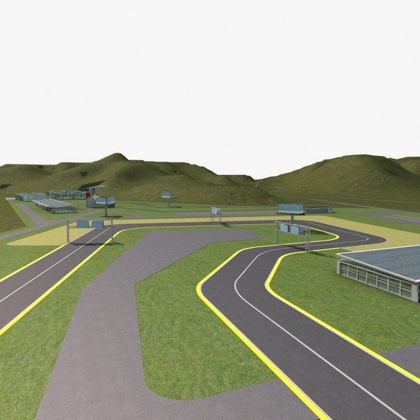 F1 track model - TurboSquid 1514237