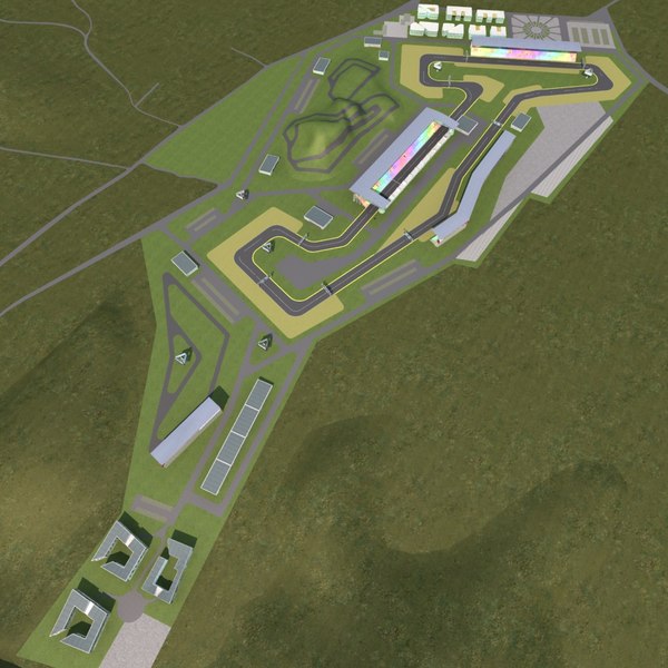 F1 track model - TurboSquid 1514237