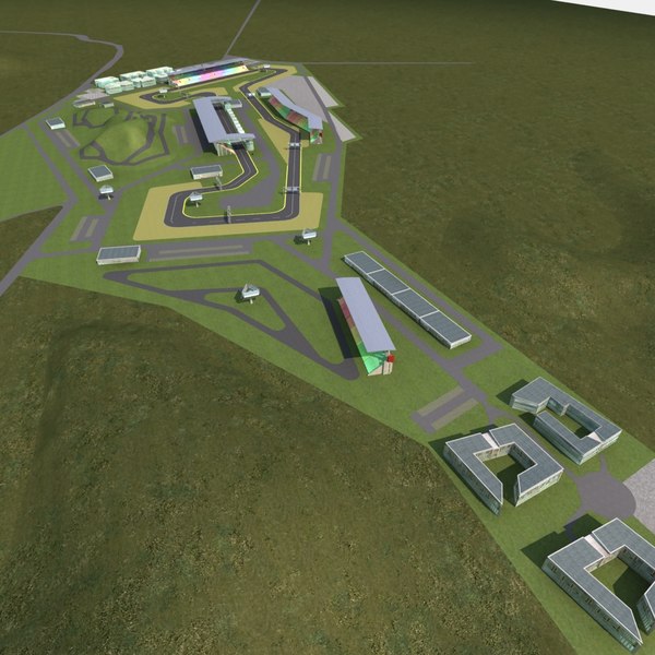 F1 track model - TurboSquid 1514237