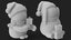 Snowman figures 2 3D model - TurboSquid 1514244