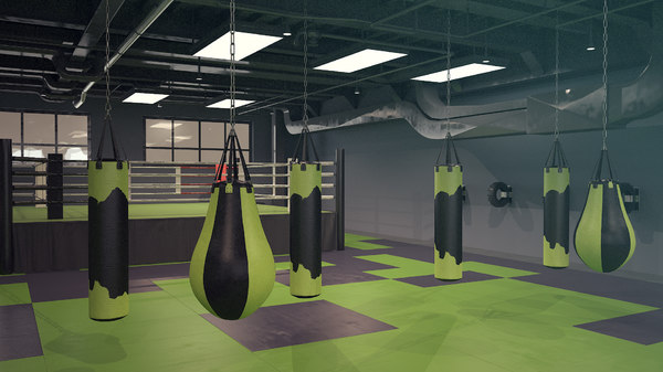 3D boxing gym - TurboSquid 1514479