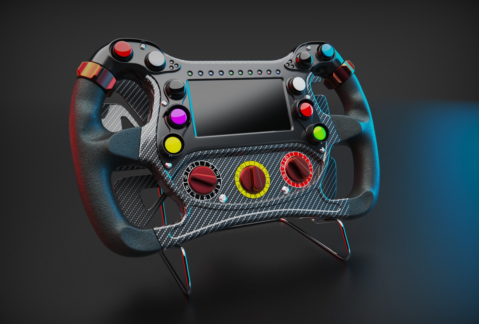 Steering wheel formula 3D model - TurboSquid 1514442